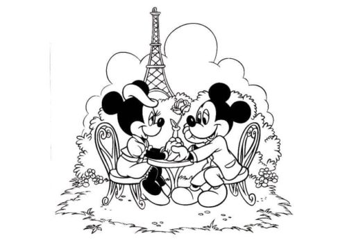 35 trang tô màu chuột Minnie miễn phí - Tô Màu