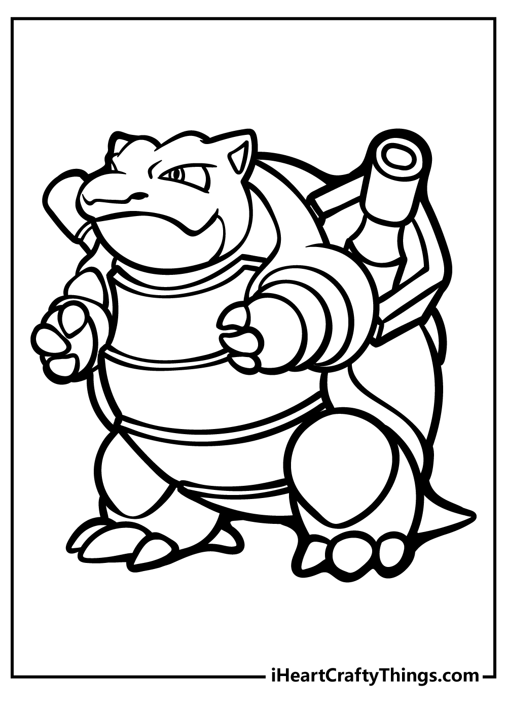 Trang tô màu Mega Pokemon - Tô Màu