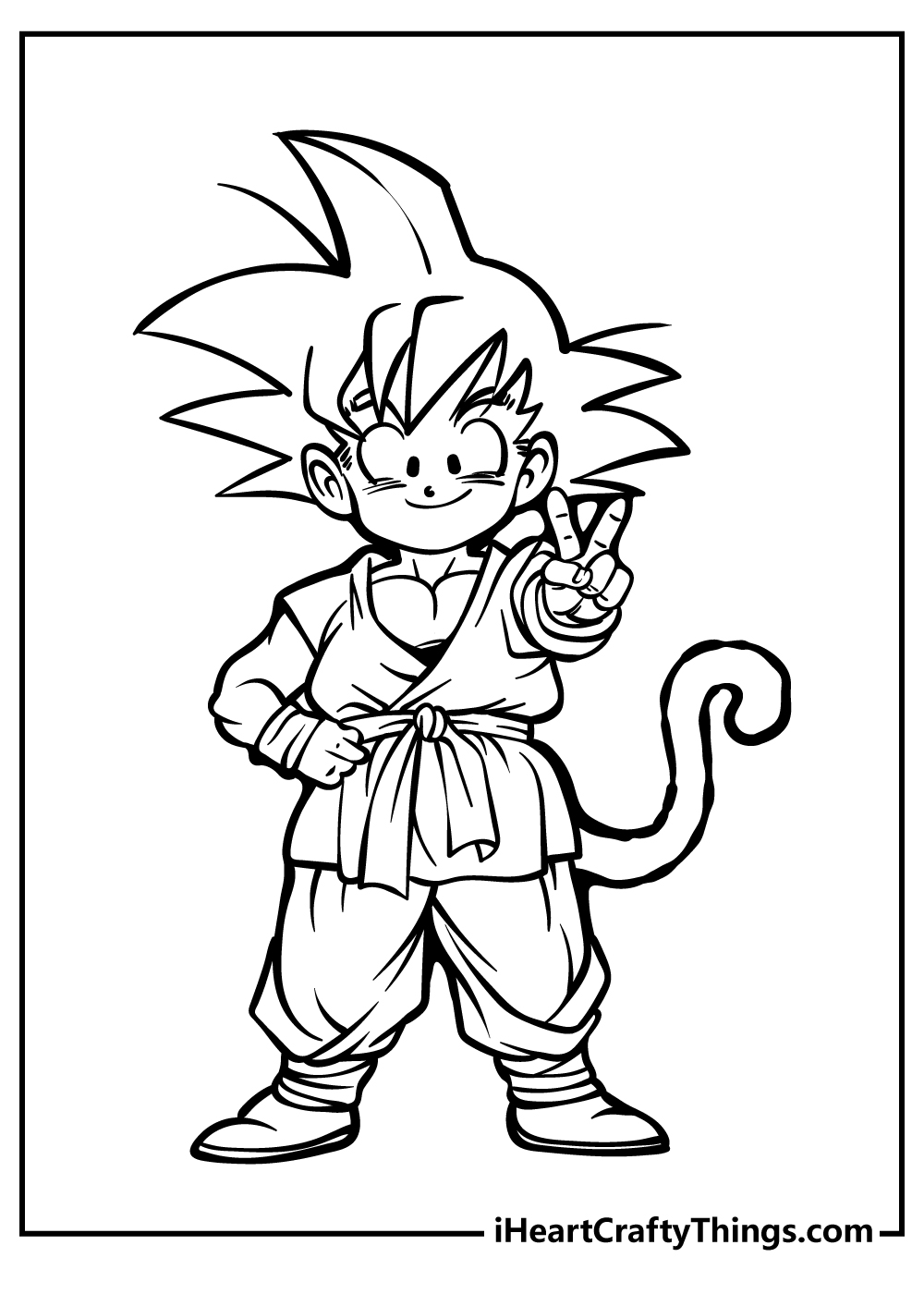 Tranh tô màu Dragon Ball Z - Tô Màu