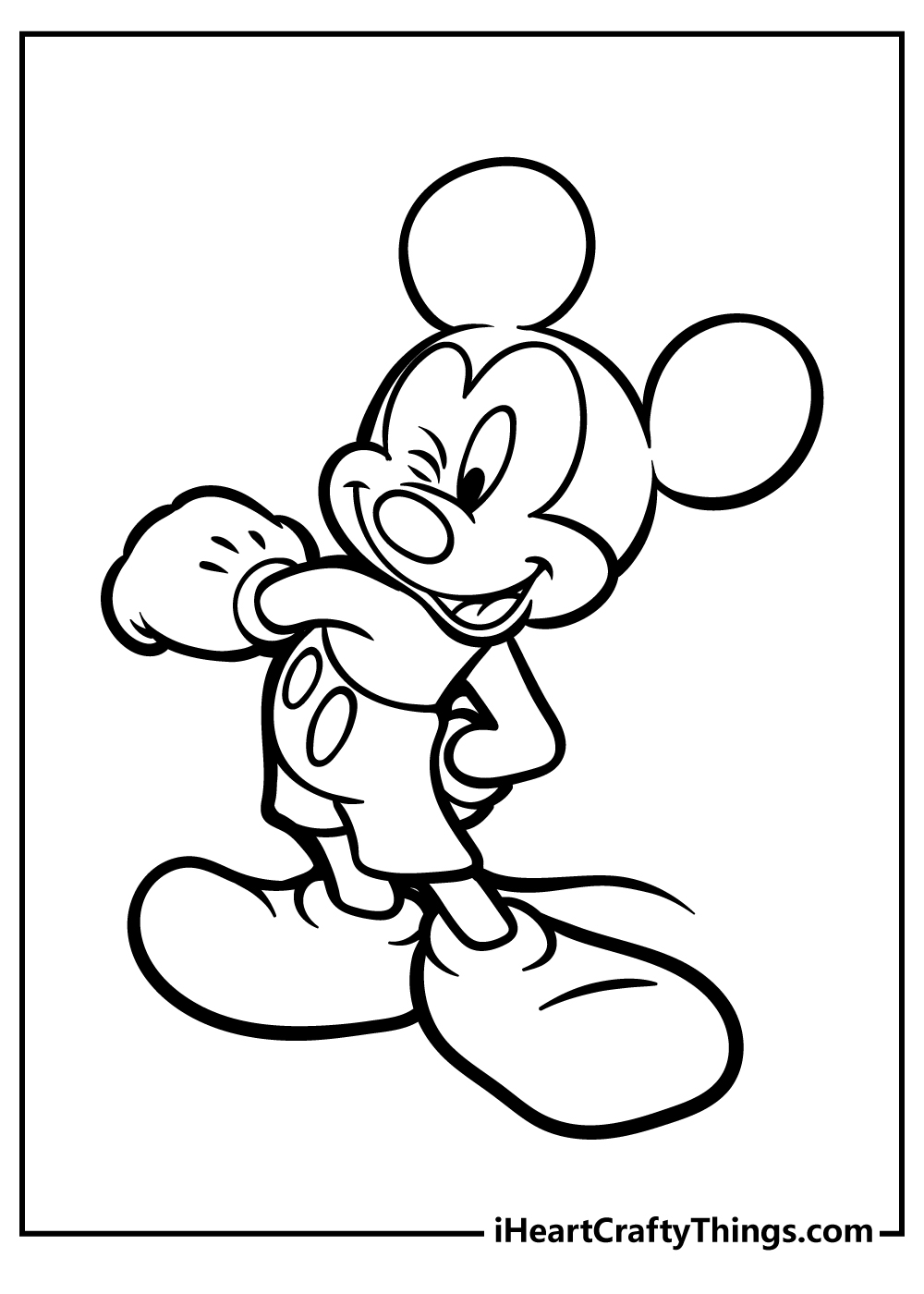Trang màu chuột Mickey - Tô Màu