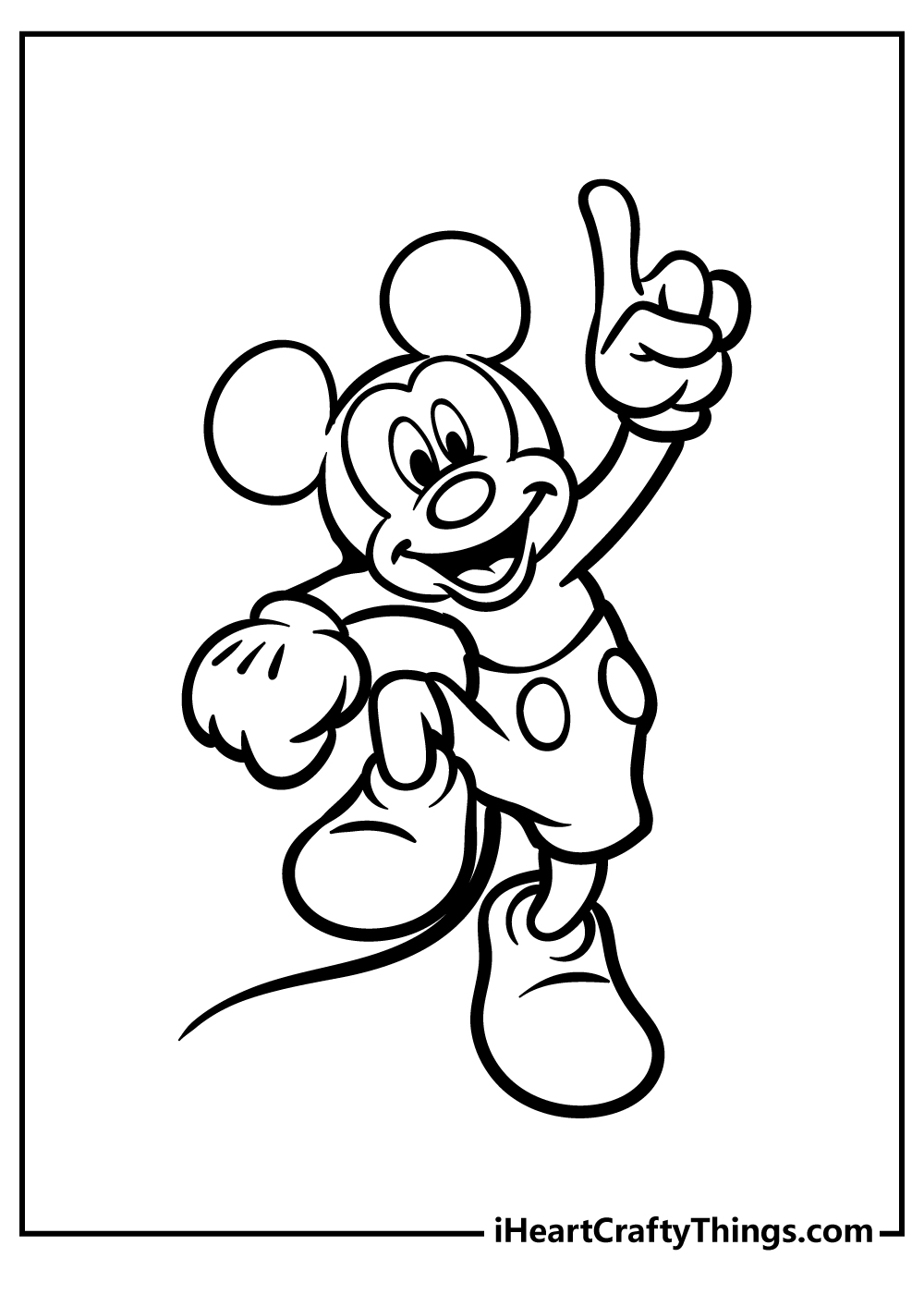 Trang màu chuột Mickey - Tô Màu