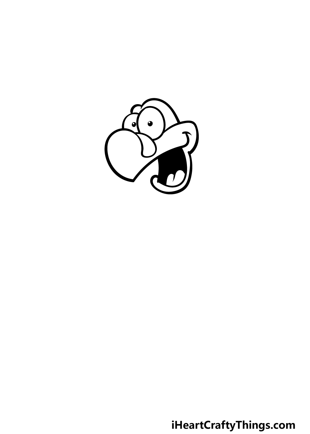 Cách vẽ một con gà tây hoạt hình – Hướng dẫn từng bước - Tô Màu