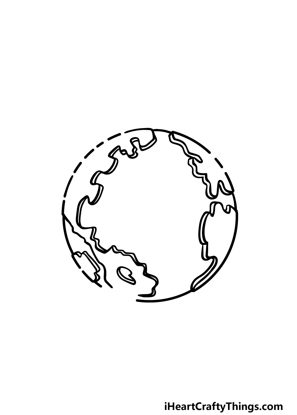 Cách vẽ Trái đất hoạt hình – Hướng dẫn từng bước - Tô Màu