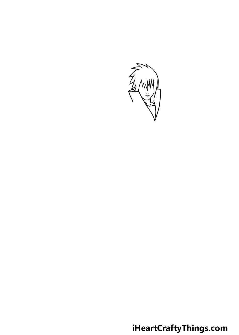 Cách vẽ Sasuke – Hướng dẫn từng bước - Tô Màu