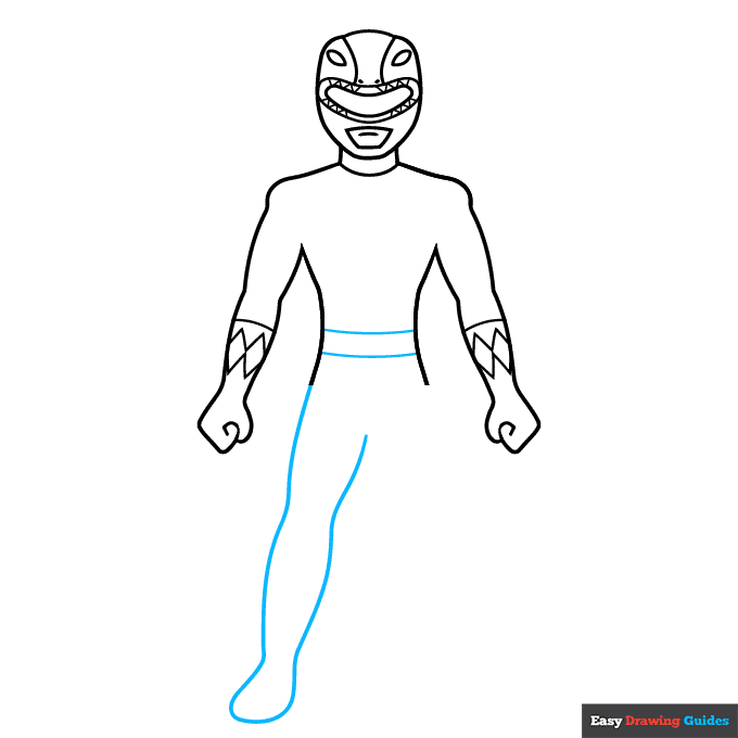 Cách vẽ Power Ranger cho người mới bắt đầu - Tô Màu