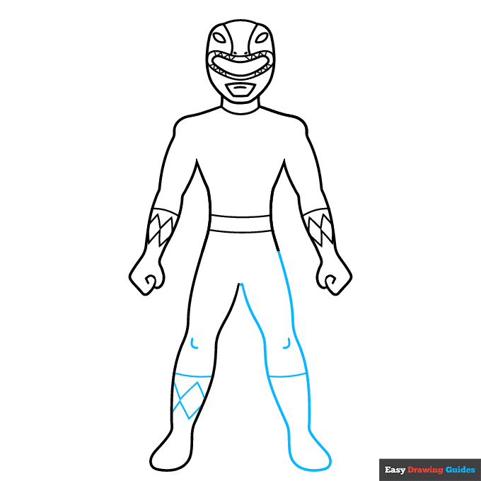 Cách vẽ Power Ranger cho người mới bắt đầu - Tô Màu